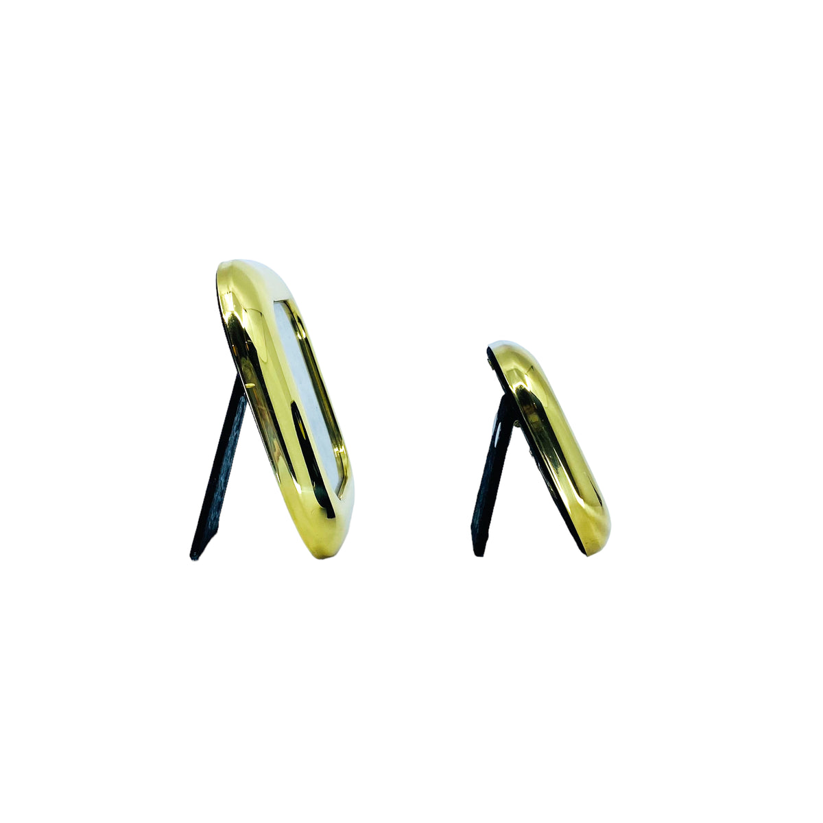 Vintage Solid Brass Rounded Edge Square Frames, Pair – The Thriftocrat