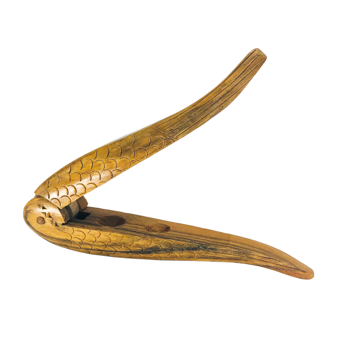 Vintage Carved Wood Fish Nutcracker – The Thriftocrat