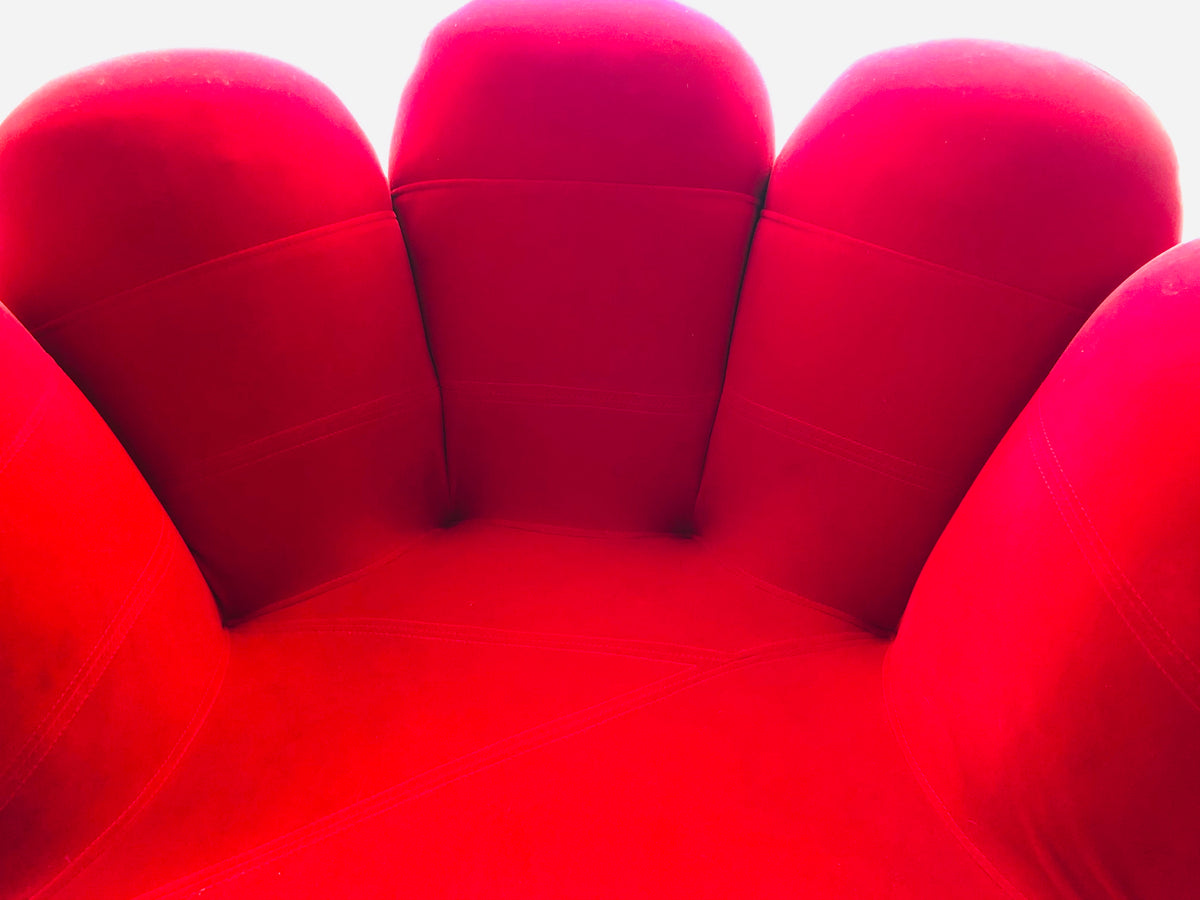 Vintage Red Hand Chair – The Thriftocrat