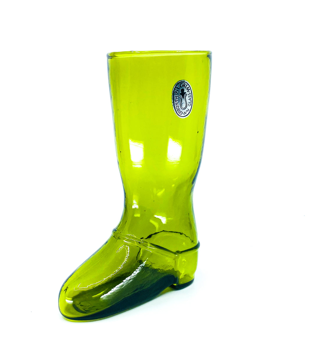 Vintage Pilgrim Handblown Glass Boot – The Thriftocrat