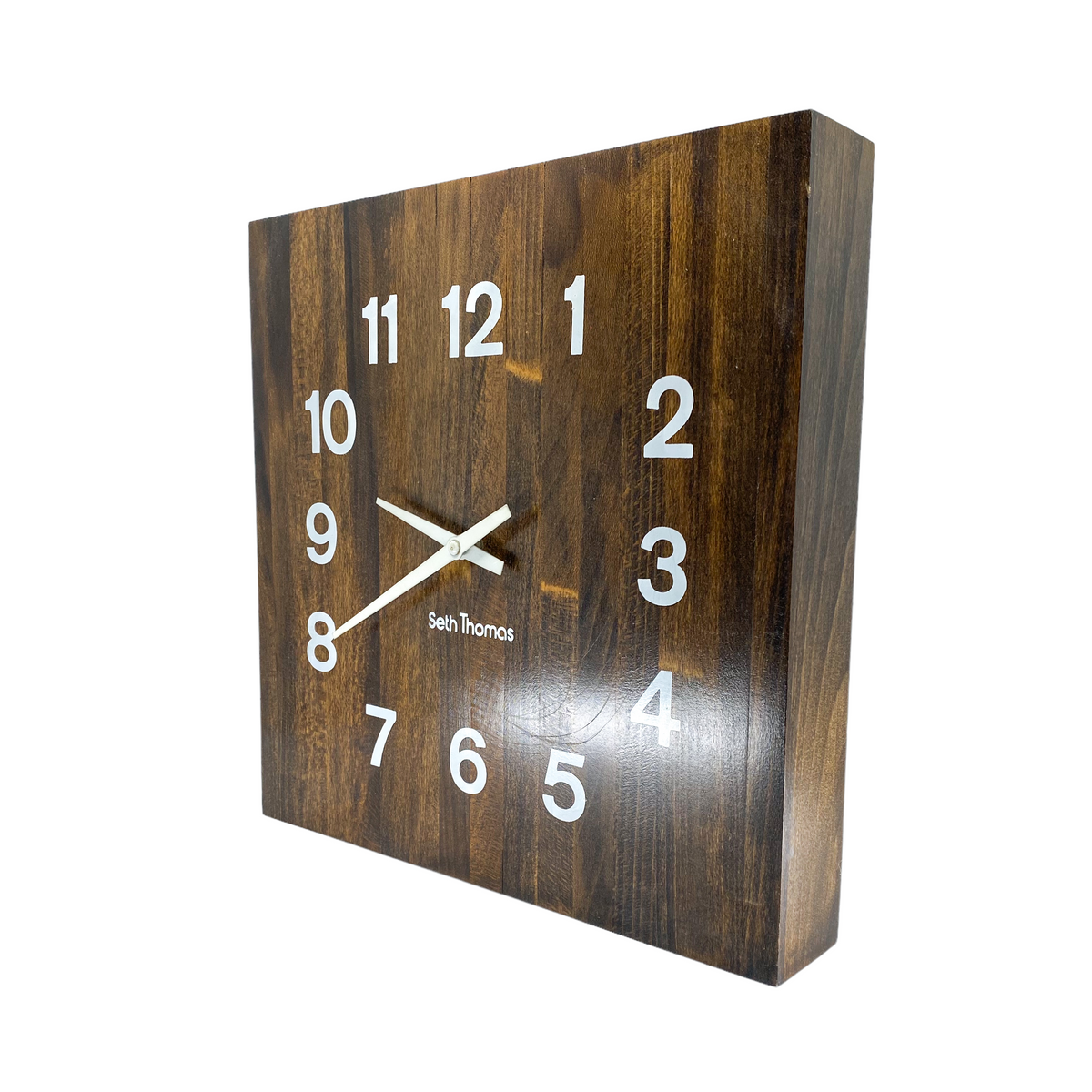 Seth Thomas Butcher’s Block Wall Clock – The Thriftocrat